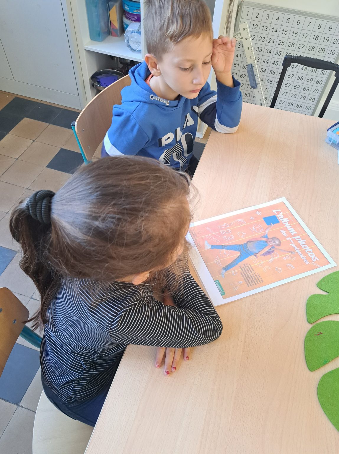 Activité de lecture et d’écriture en 1ère primaire – Athénée Royal d'Athus